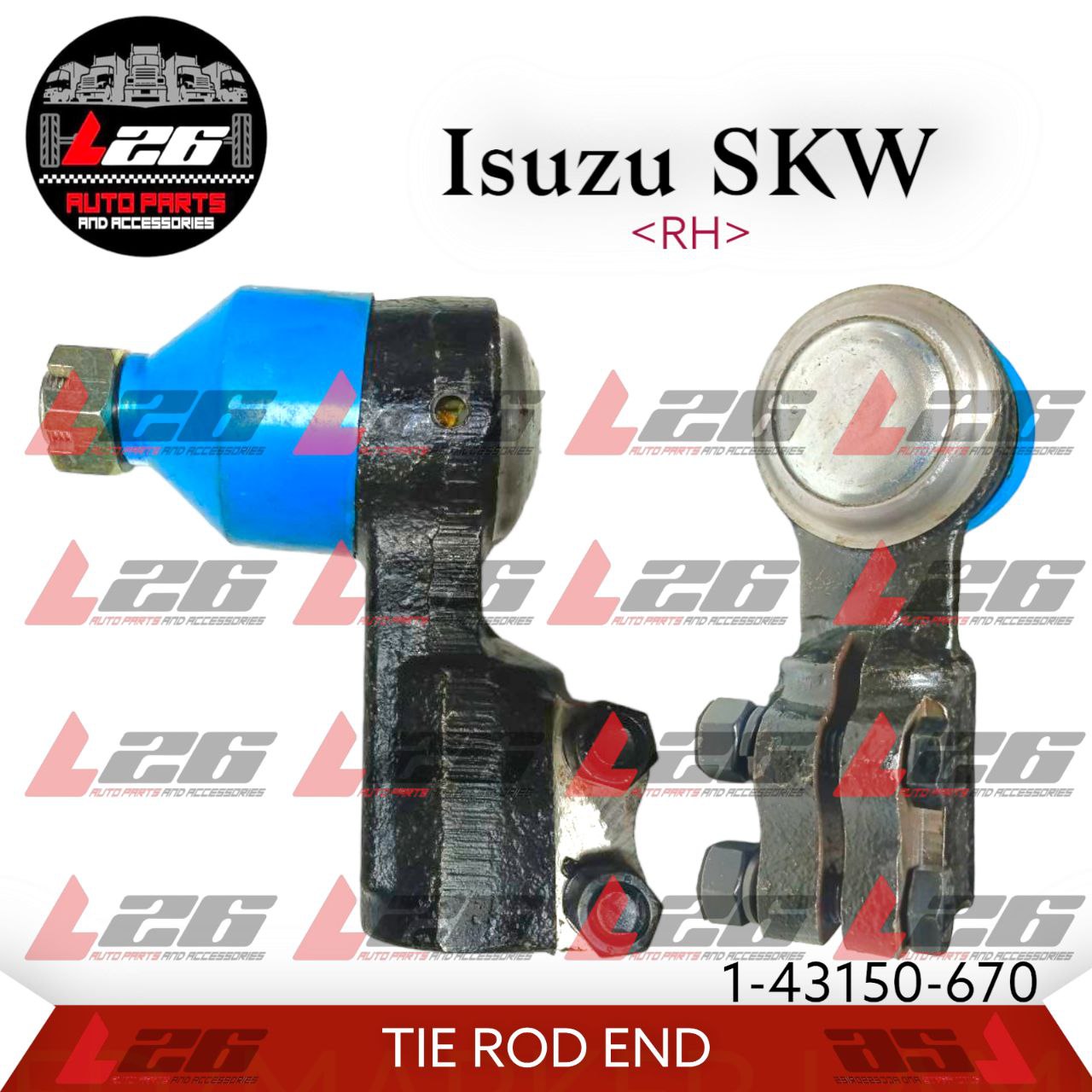 Isuzu SKW TIE ROD END RH 1-43150-670 | Lazada PH