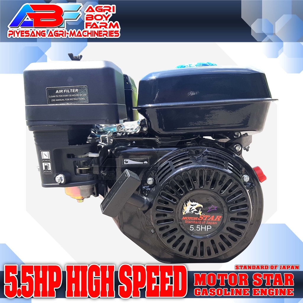 Motor Star 5.5HP High Speed Gasoline Engine | Lazada PH