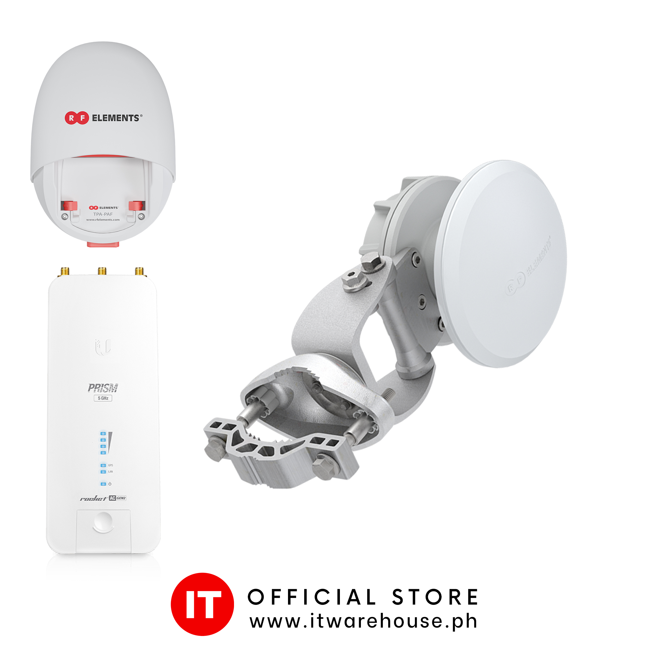 Ubiquiti 5Ghz Radio with RF elements Symmetrical Sector Horn Antenna ...