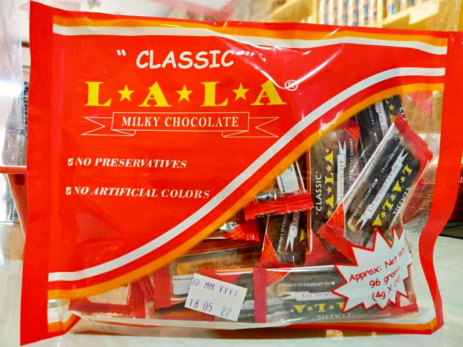 3For Only 199php LALA Chocolates 96g ( 4g x 24pcs ) ️ | Lazada PH