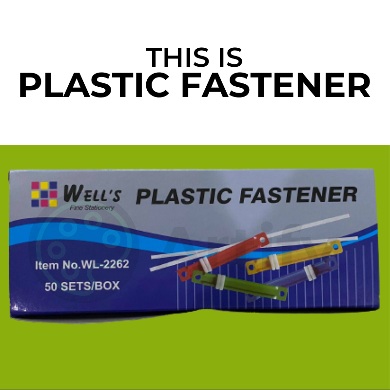 Well's Paper Fastener Plastic Fastener Plastic Paper Fastener 7cm 50 ...