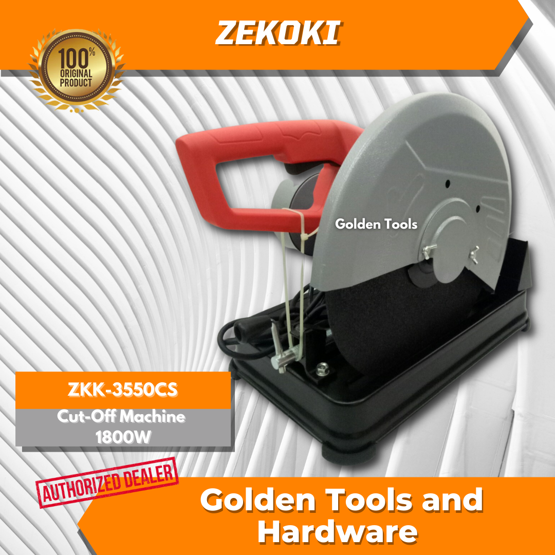 ZEKOKI ZKK-3550CS Cut-Off Machine1800W [GOLDEN | ZPT] | Lazada PH