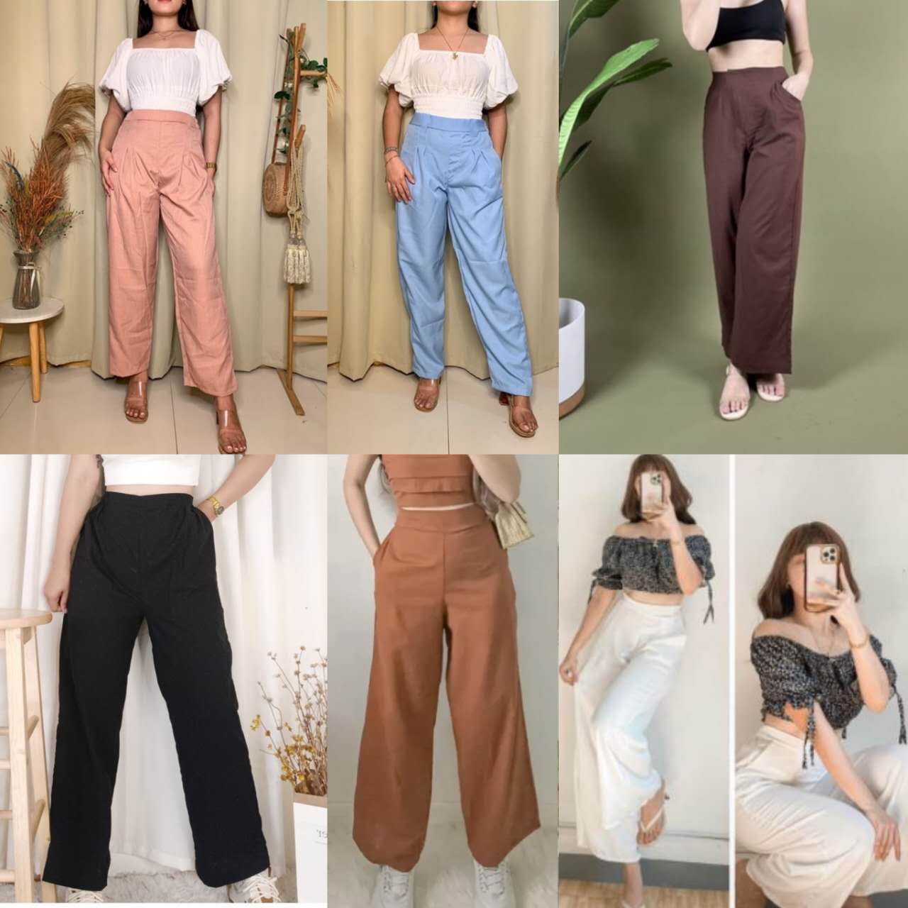 New Trendy CEO Trouser High waist Wide Leg Pants Floor Length Trousers ...
