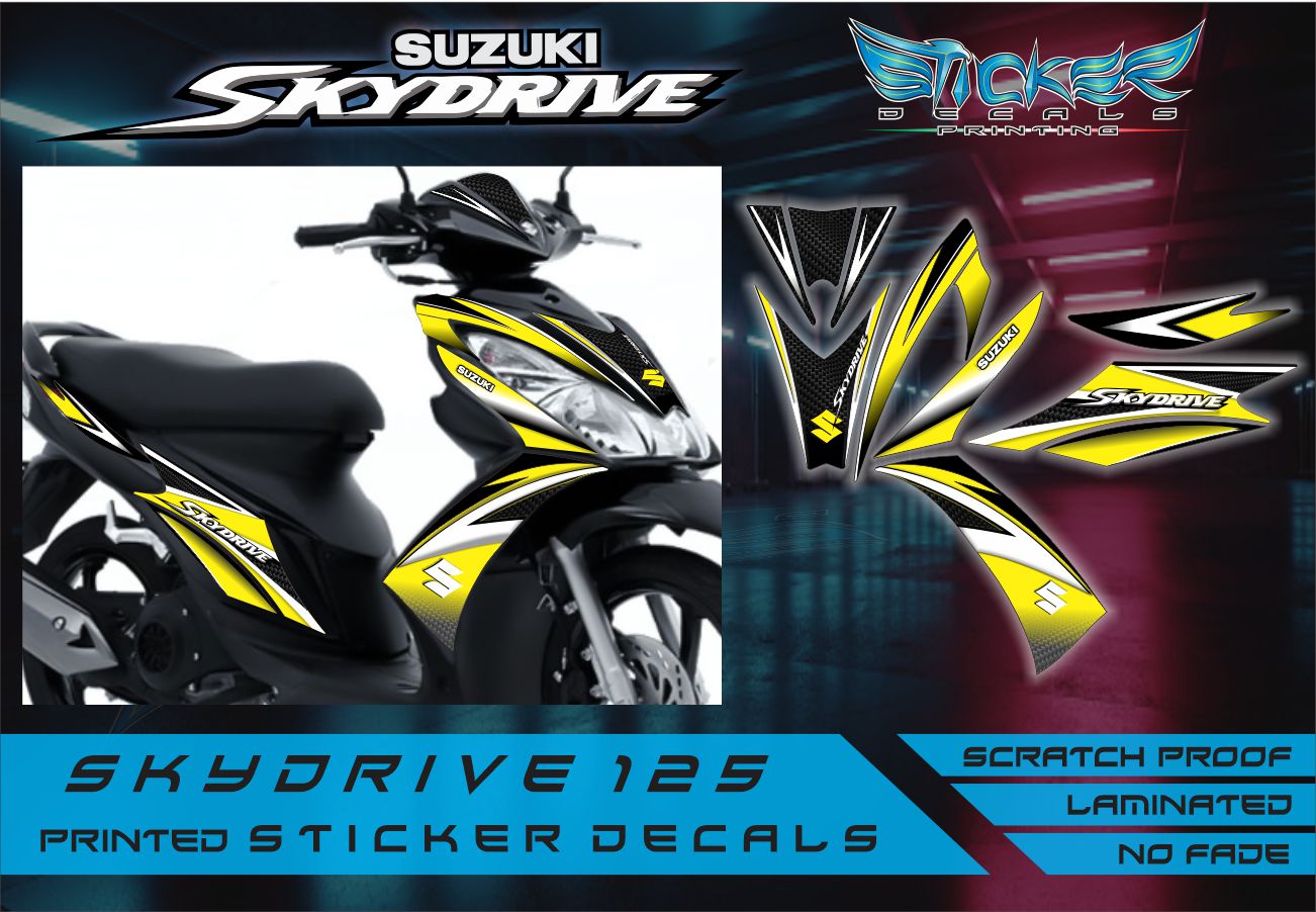 Skydrive 125 Sticker Decals | Lazada PH