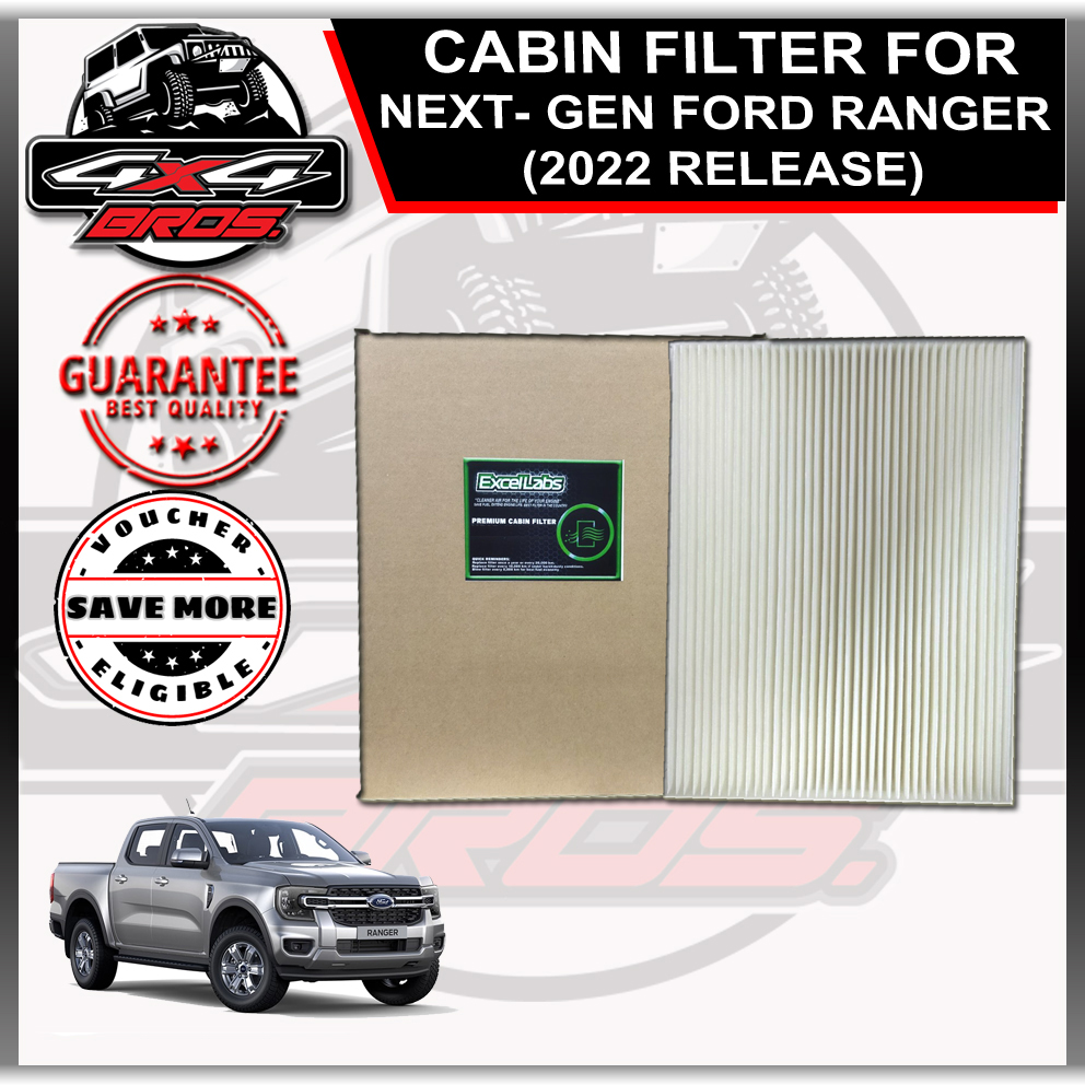 Cabin Filter For Next-Gen Ford Ranger (2022 Release) (MB3B-19N619-DA ...
