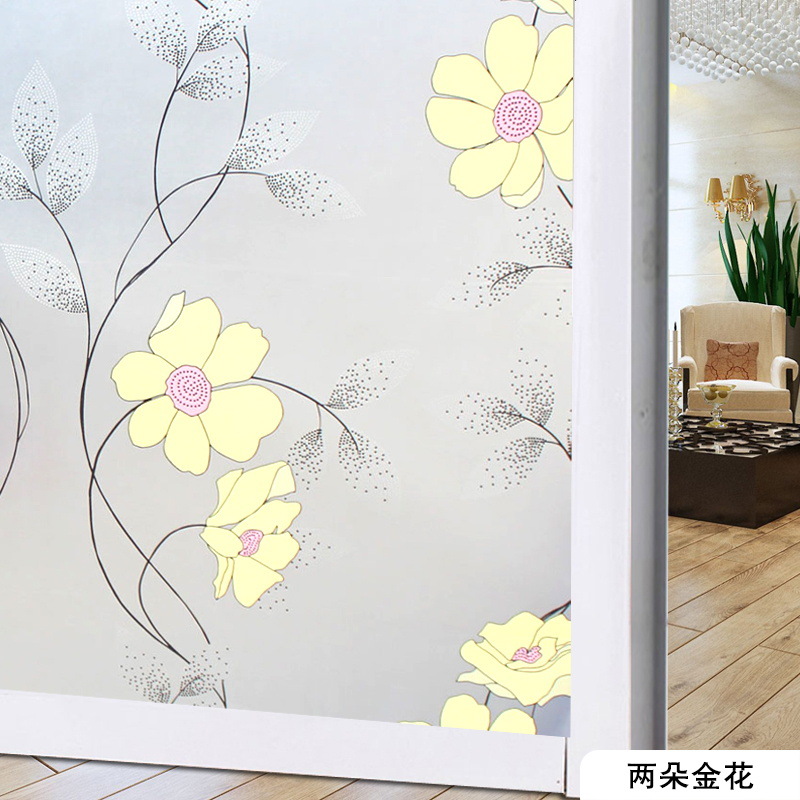 wide cellophane 60cm window pasted with frosted sticker, translucent ...