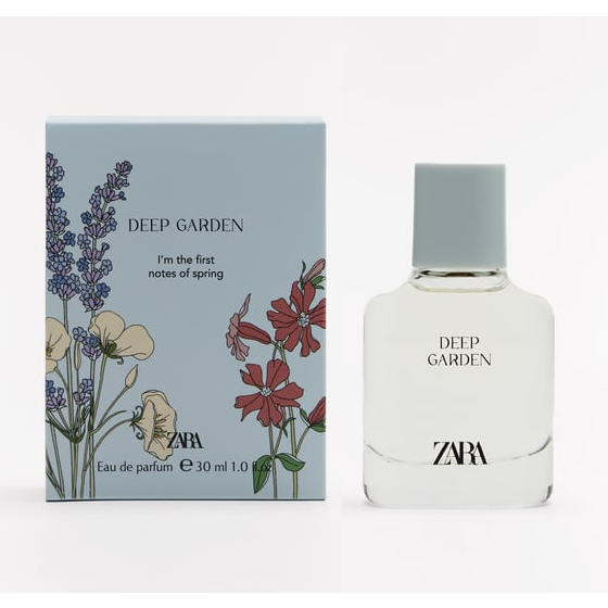 ZARA DEEP GARDEN 30 ML / 100 ML EAU DE PARFUM | Lazada PH