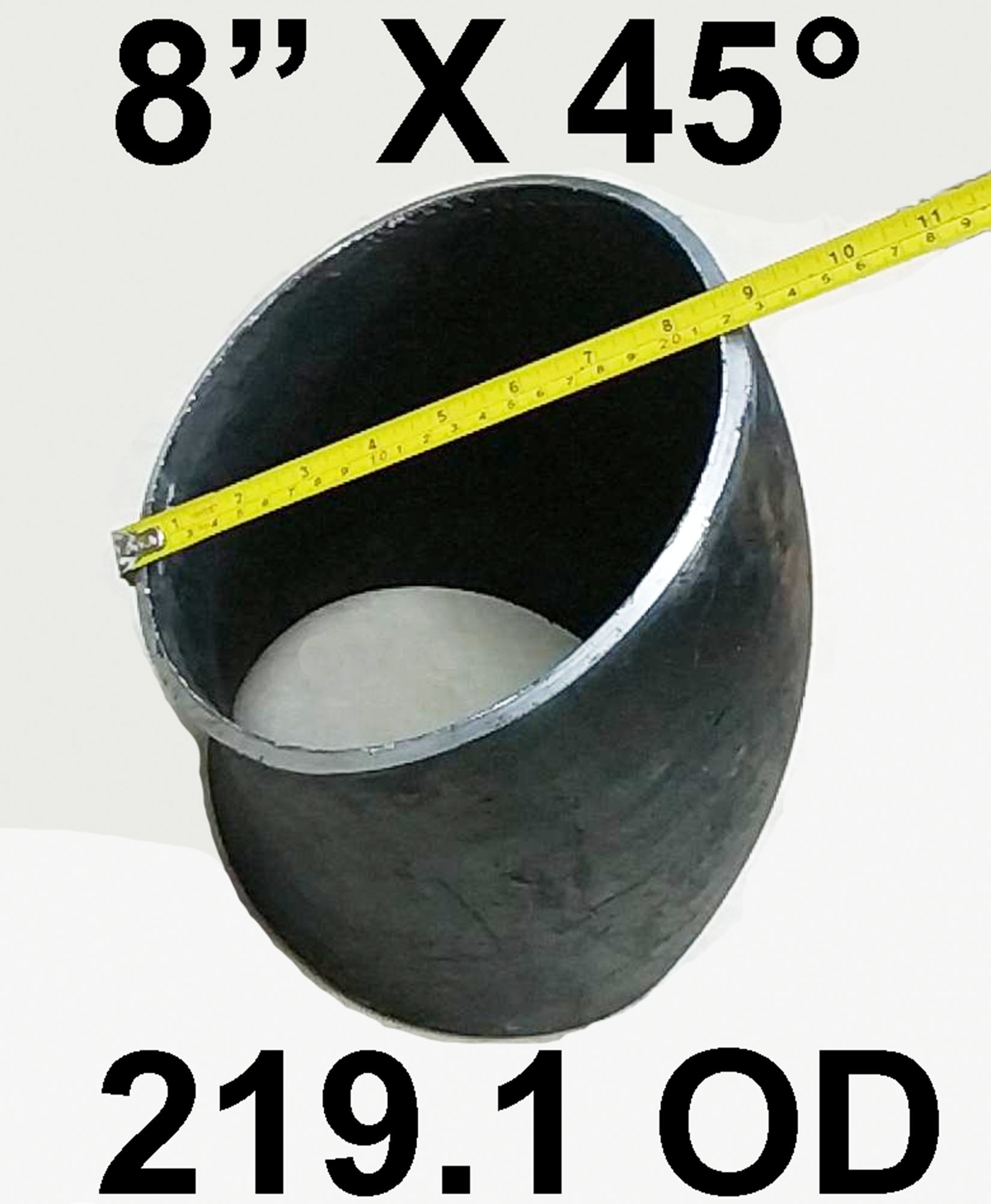 BI WELDING ELBOW 8" X 45° SCH40 BUTTWELD BLACK IRON | Lazada PH