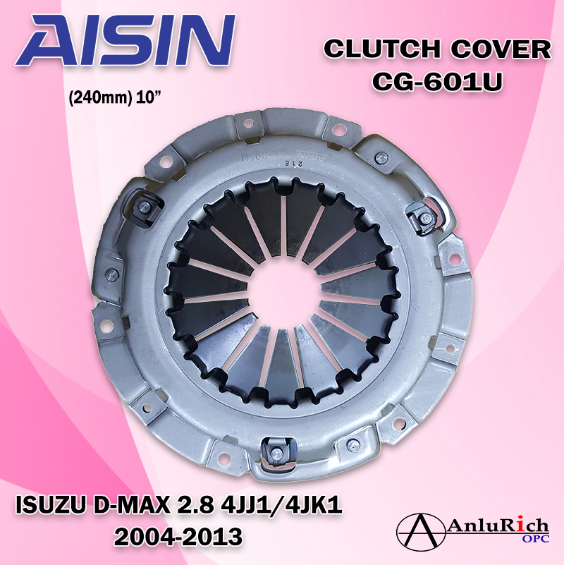 AISIN Clutch Cover for Isuzu D-MAX 2.8 2015-2020 4JJ1/4JK1 (CG-601U / 8-97941-522-0) | Lazada PH