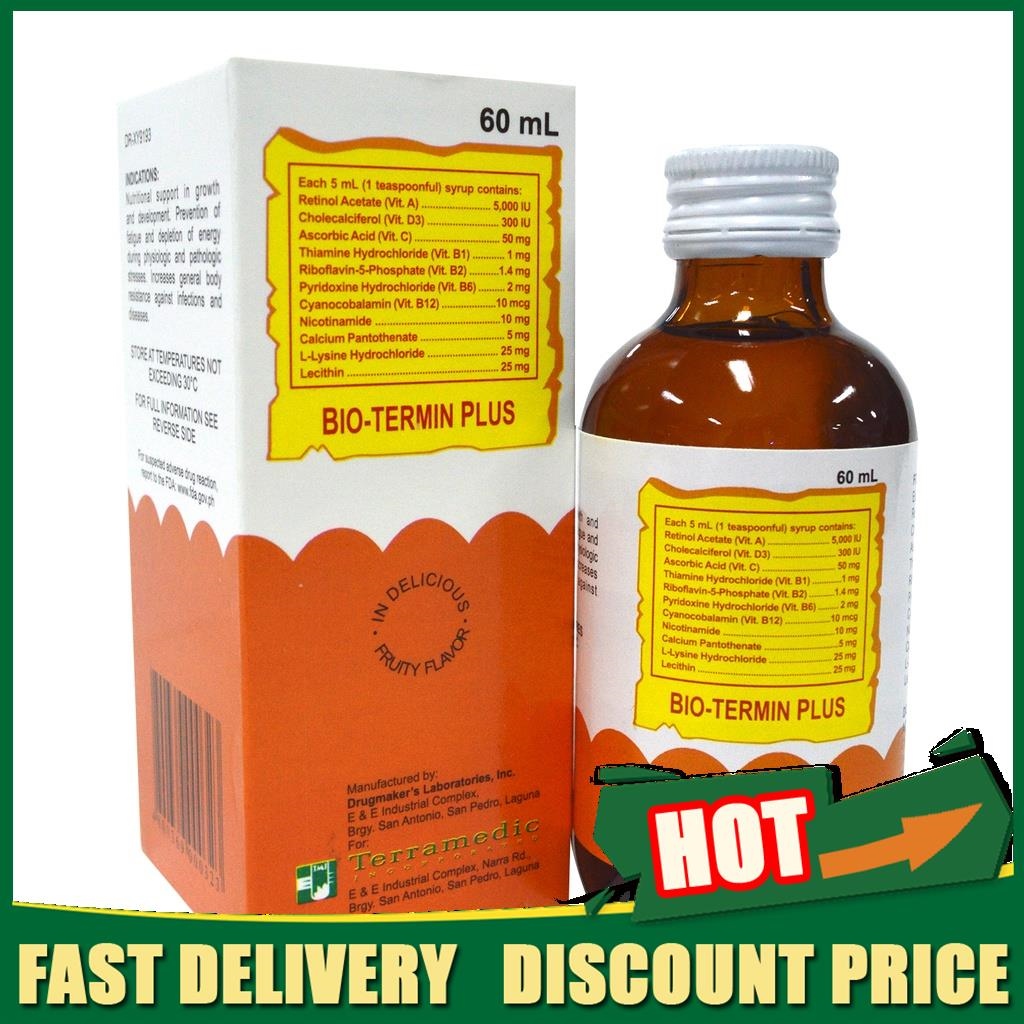 【Discount price】 Bio-Termin Plus Multivitamins for Kids Vitamin A ...