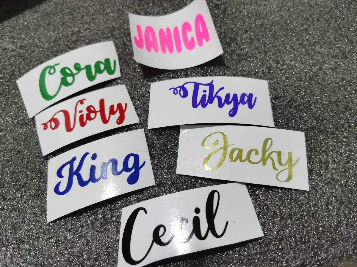 Personalized Sticker names Waterproof | Lazada PH