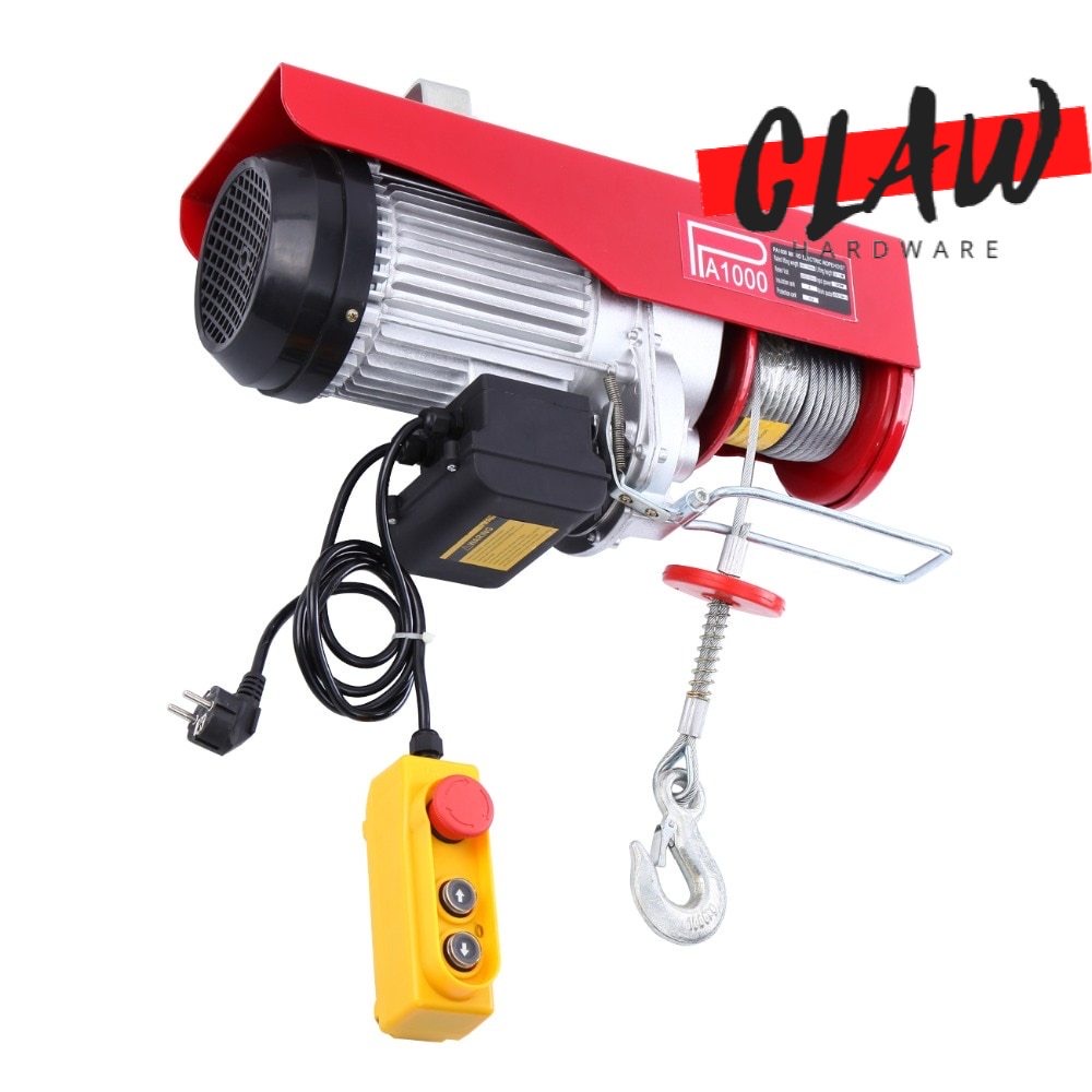 CLAW Electric Hoist Crane Portable 20 Meters Small Home Crane ...