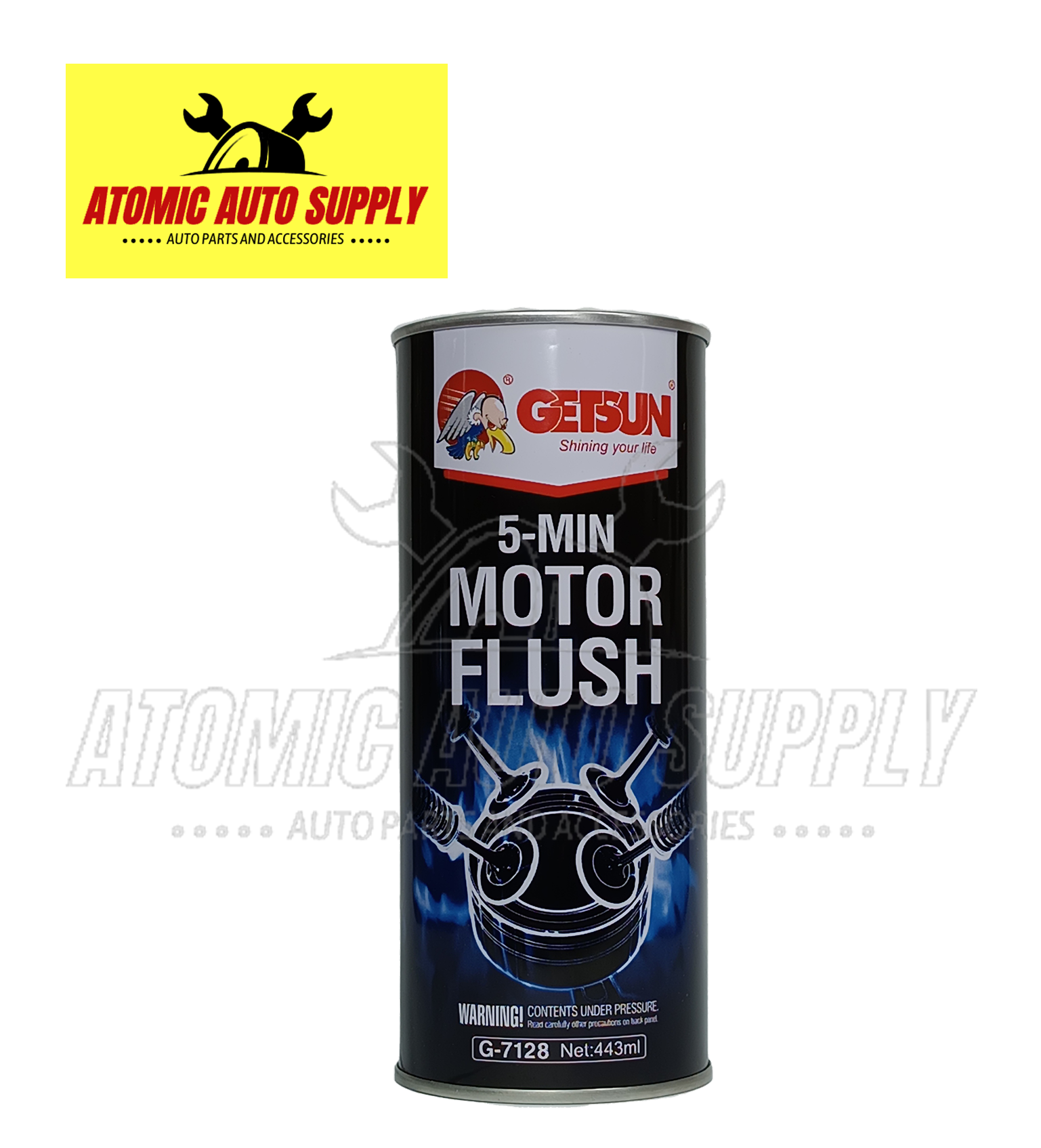 MOTOR FLUSH 5 MINUTES ENGINE CLEANER ORIGINAL GETSUN BRAND 443ML ...