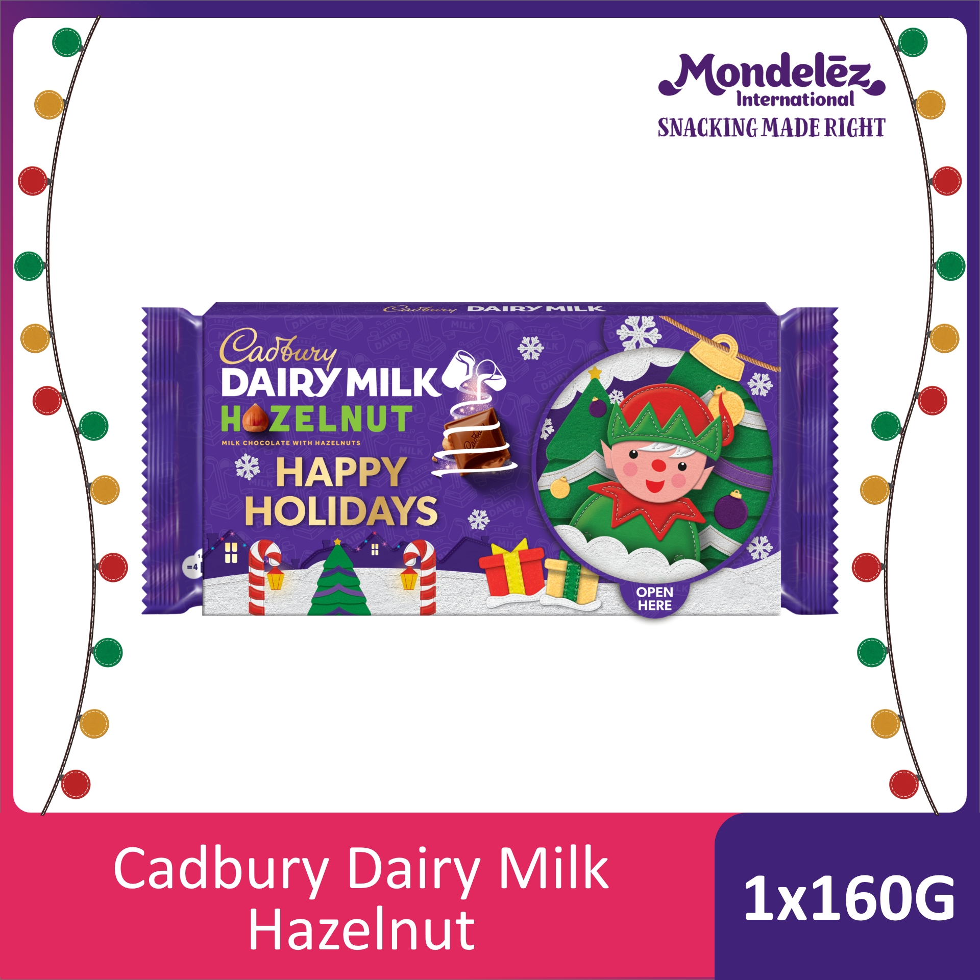 Cadbury Dairy Milk Hazelnut 160g | Lazada PH