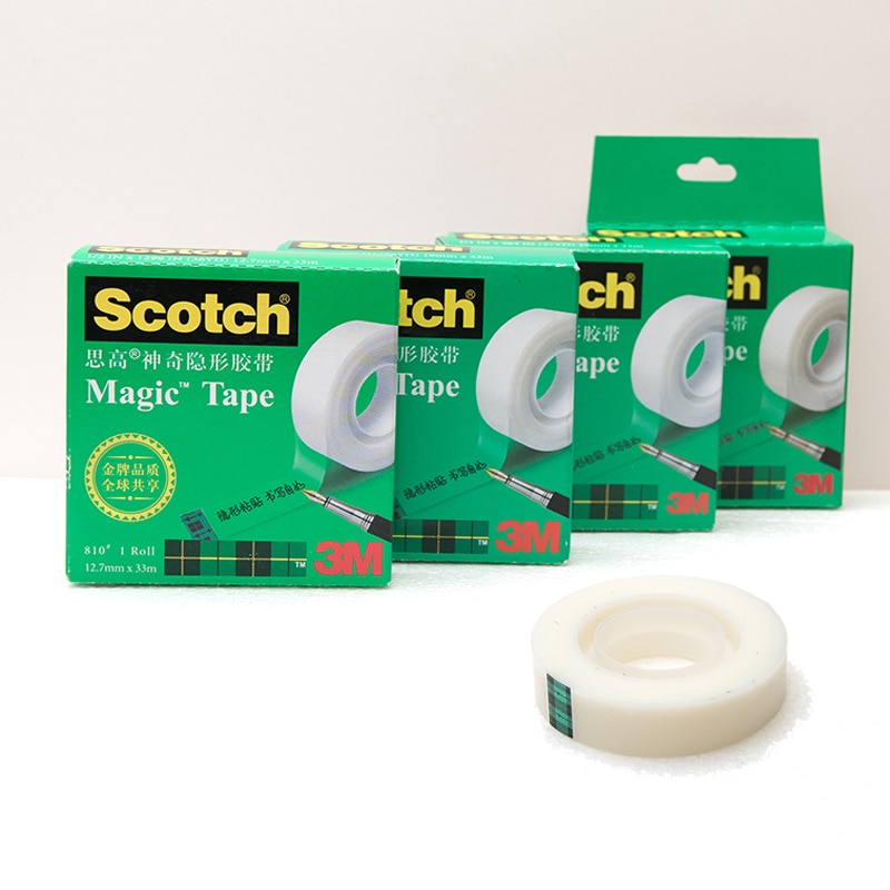 3M Scoth Stealth Transparent Invisible magic Tape can write on frosted ...
