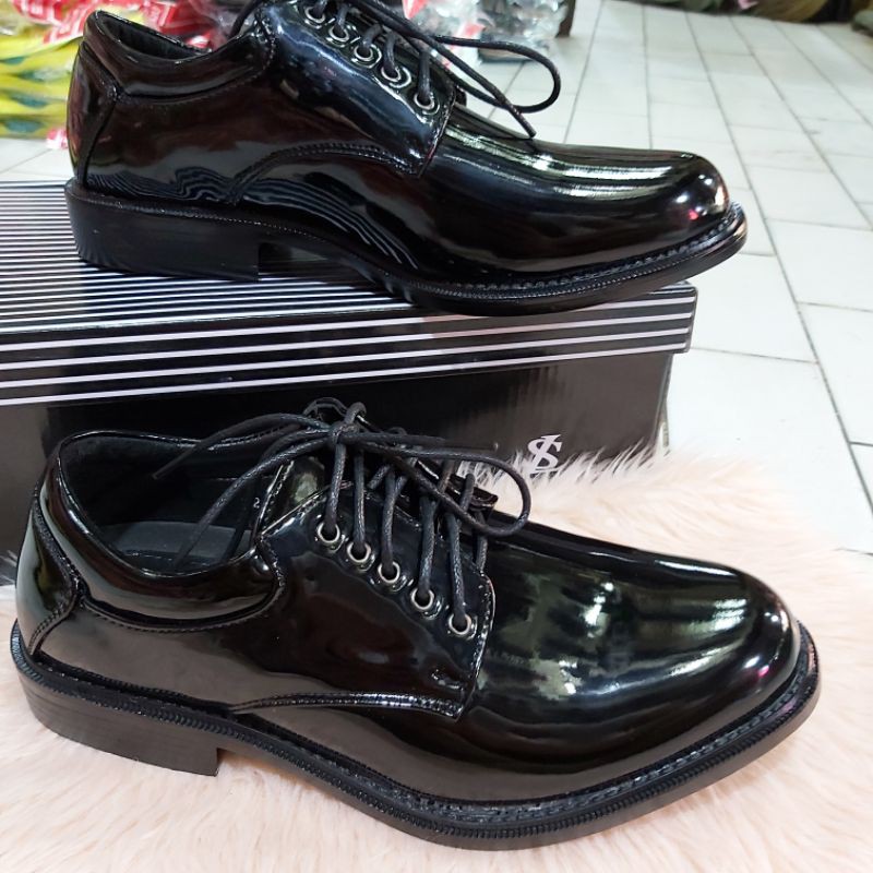 HIGH QUALITY LUCKY SEVEN Security Guard Police formal Shoes for Men ...