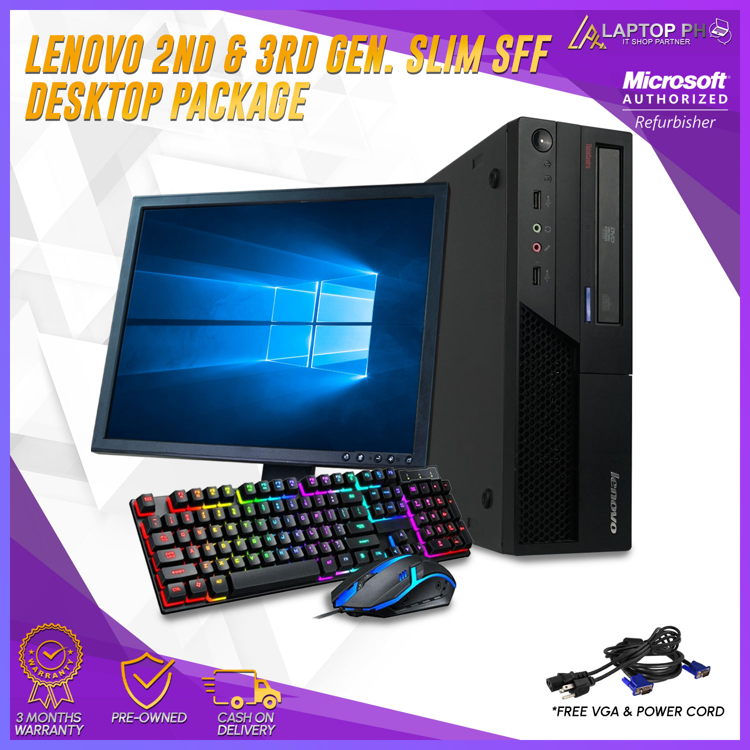 [REFURBISHED] Assorted Computer Set Sale | Core2Duo, Celeron, i3, i5 ...