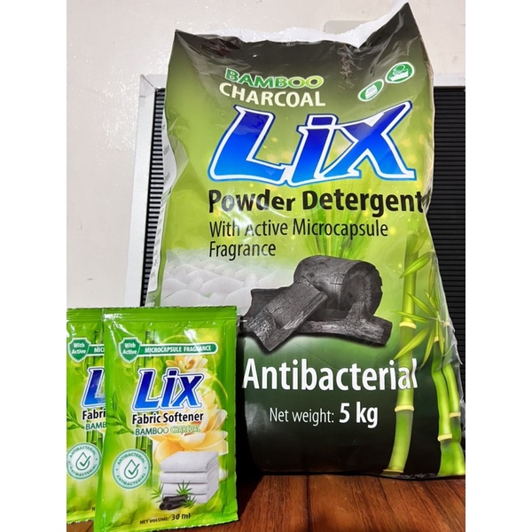 Lix Detergent Powder Summer Flower/ Lemon / Bamboo Charcoal 5 kilos ...