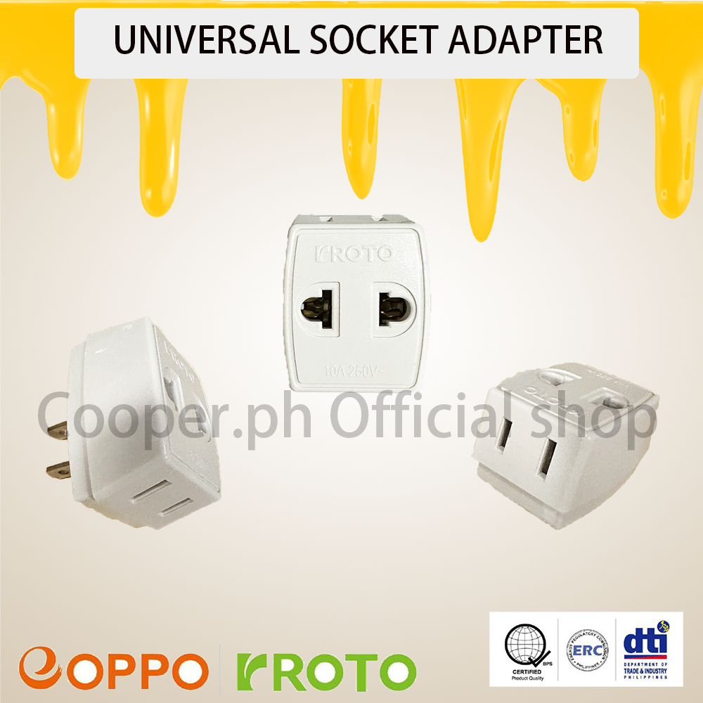 EOPPO10A-250V Wuo-003 Universal Socket Adapter/adaptor | Lazada PH