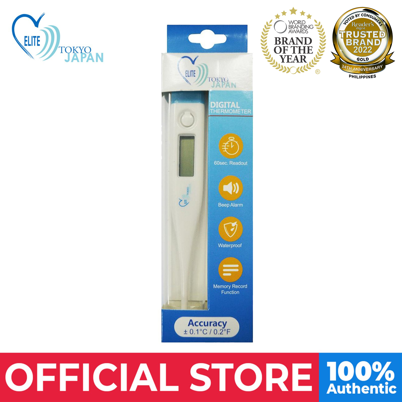 Indoplas Elite Tokyo Japan Digital Thermometer 1's | Lazada PH