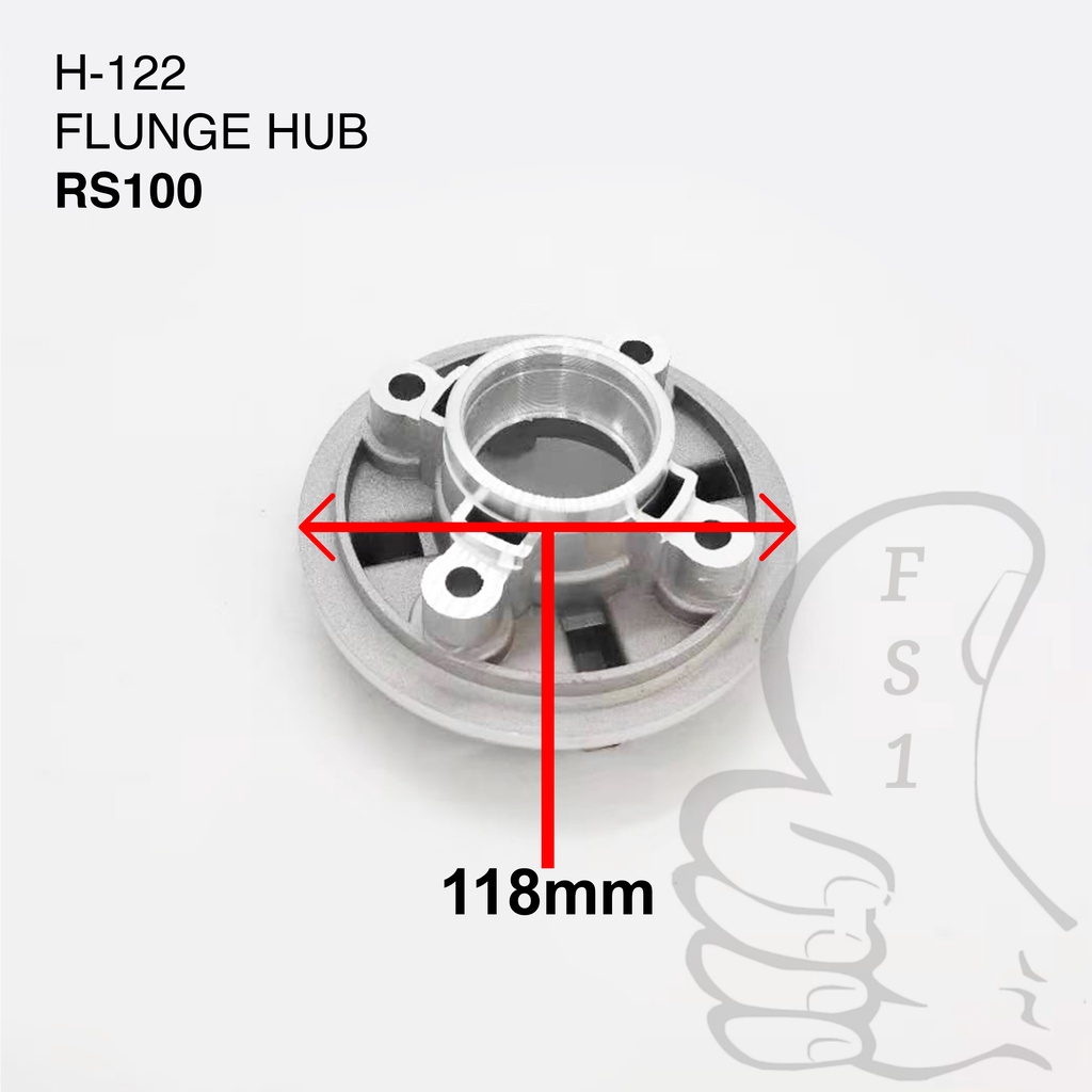 Motorcycle Flunge Hub Flange Hub BAJAJCT-100, XRM, WAVE-100, RS100 - at ...