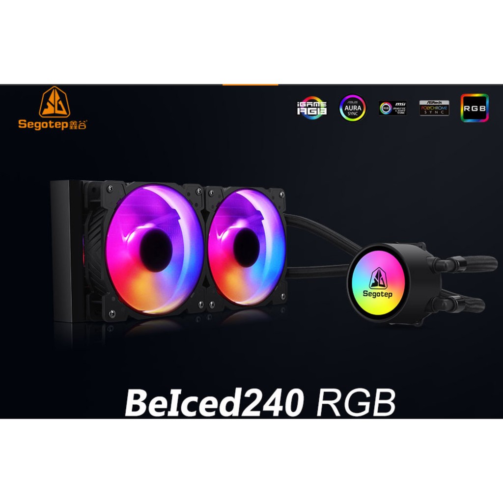 Segotep 240 PC Case RGB CPU Water Cooler | Lazada PH