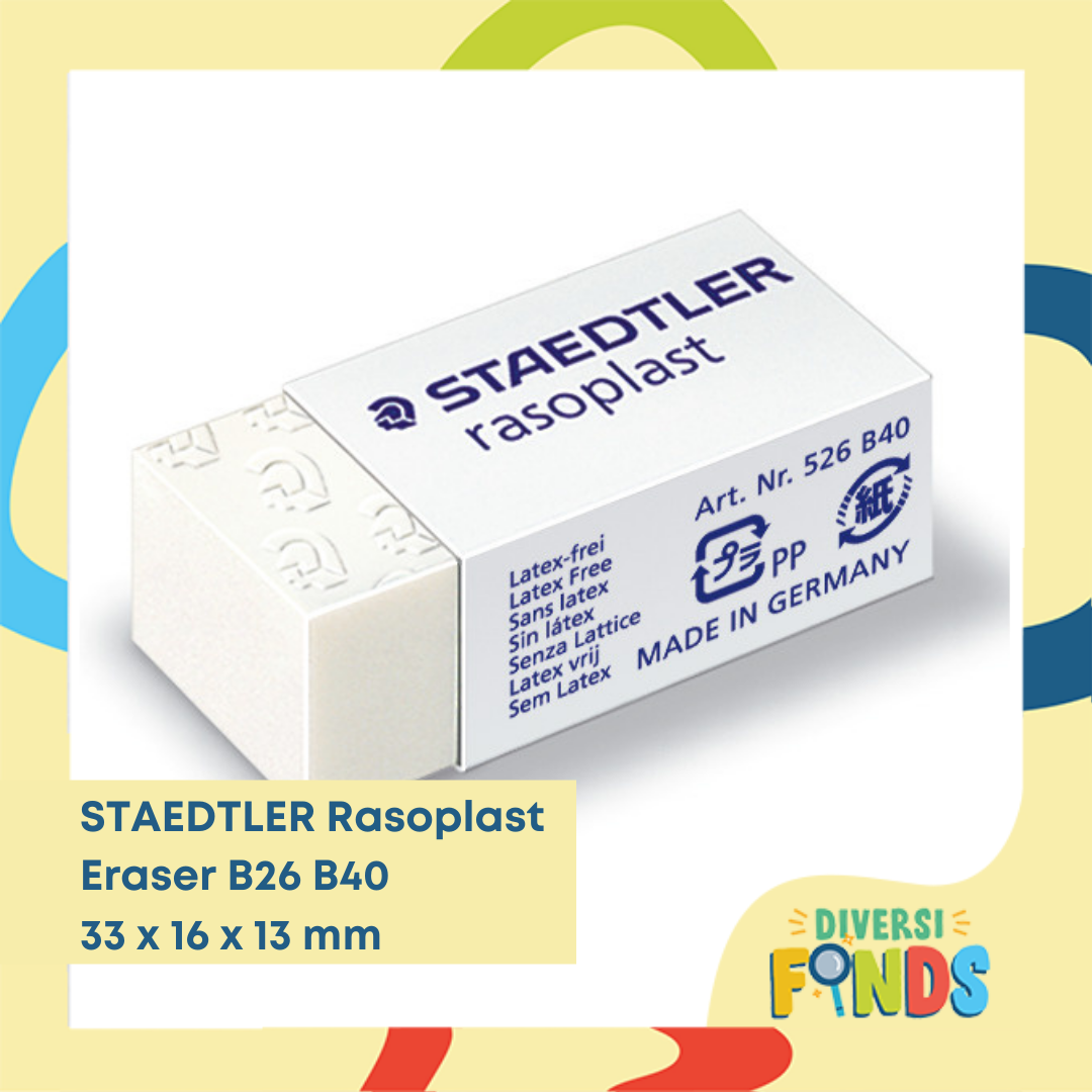 Staedtler Rasoplast Eraser White Small, Medium, Large or Combination ...