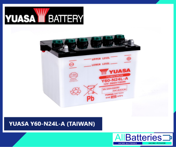 YUASA Y60-N24L-A (TAIWAN) | Lazada PH