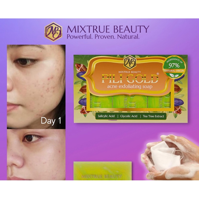 Pili Gold Acne Exfoliating Soap | Lazada PH