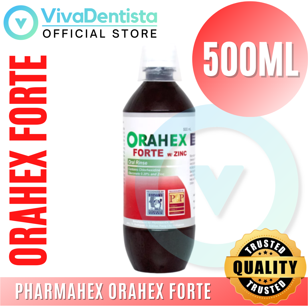 Orahex Forte with Zinc Oral Rinse (contains Chlorhexidine Gluconate ...