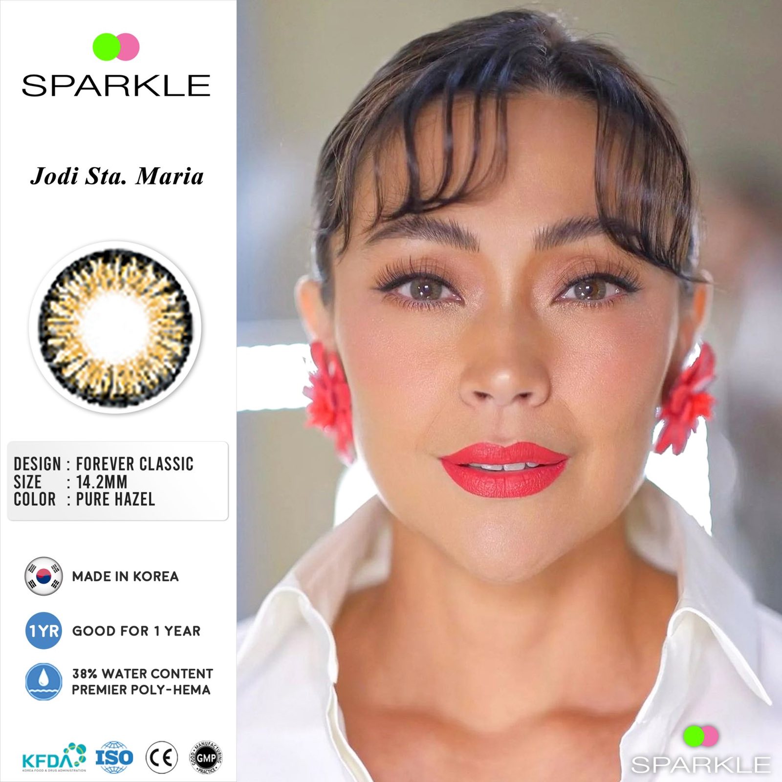 Sparkle Contact Lens Forever Classic *BEST-SELLER* Very Natural Looking ...