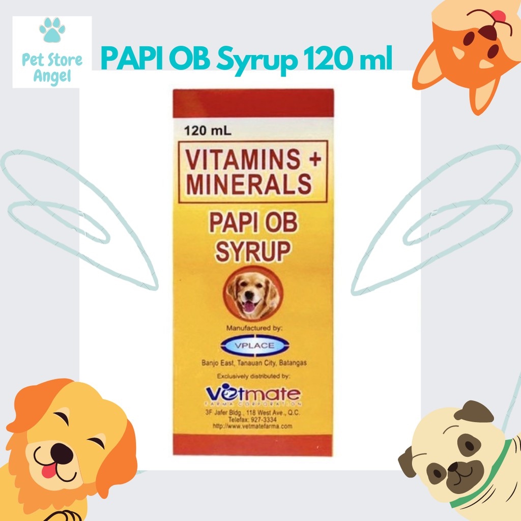PAPI OB SYRUP for pregnant pets Vitamins Minerals 120mL | Lazada PH
