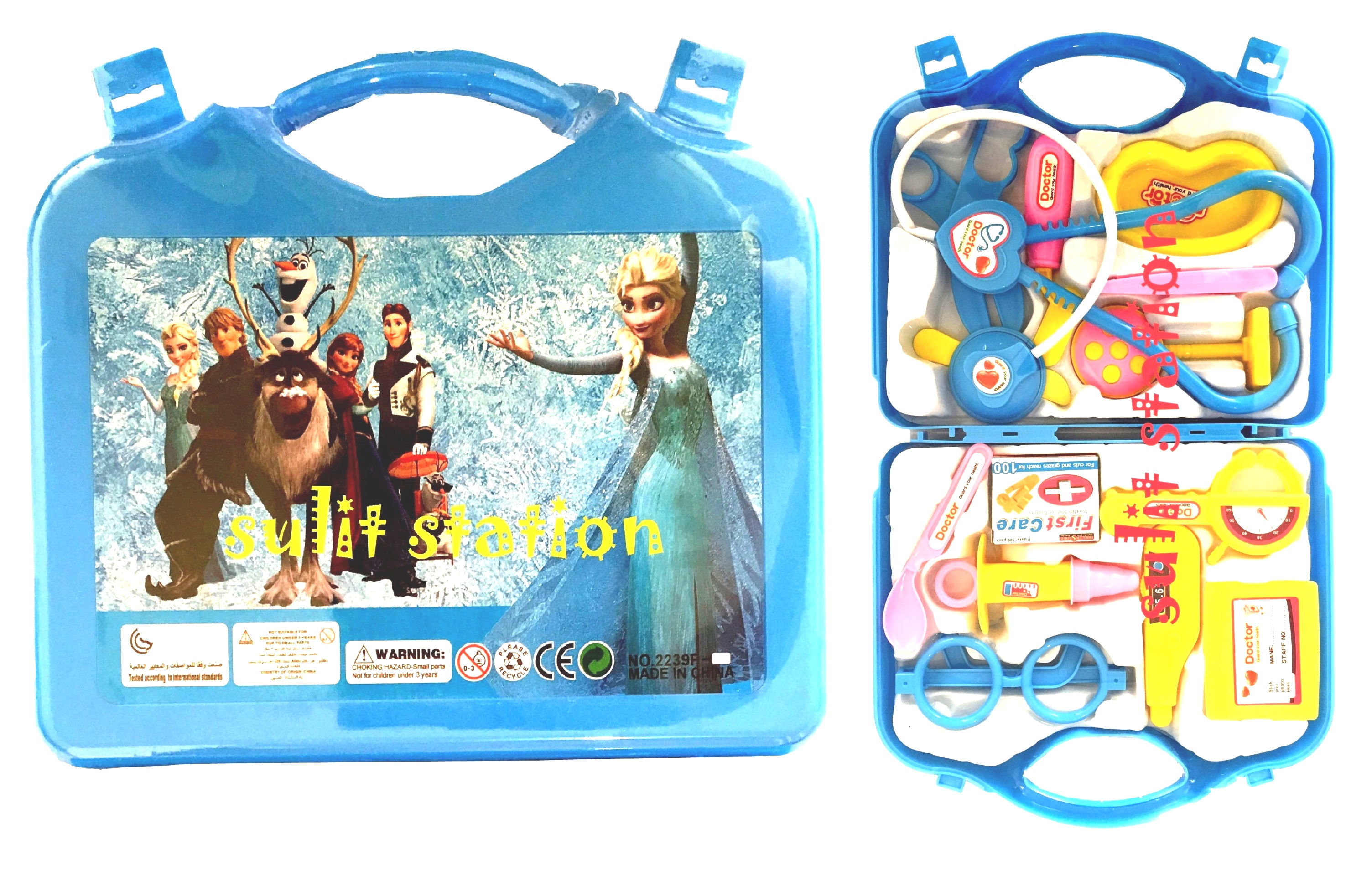 FROZEN ELSA ANNA ANA OLAF DOCTOR MEDICINE MEDICAL TOOL ACCESSROIES KIT ...