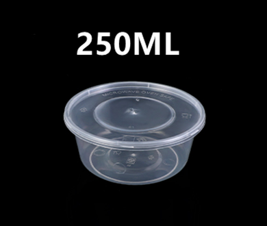 10pcs round 450ml 625ml 750ml plastic container SKZ microwave container ...