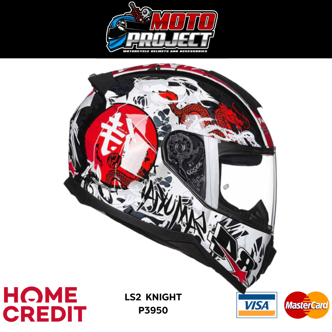 LS2 FF802XV Knight Graphics Full Face Helmet | Lazada PH