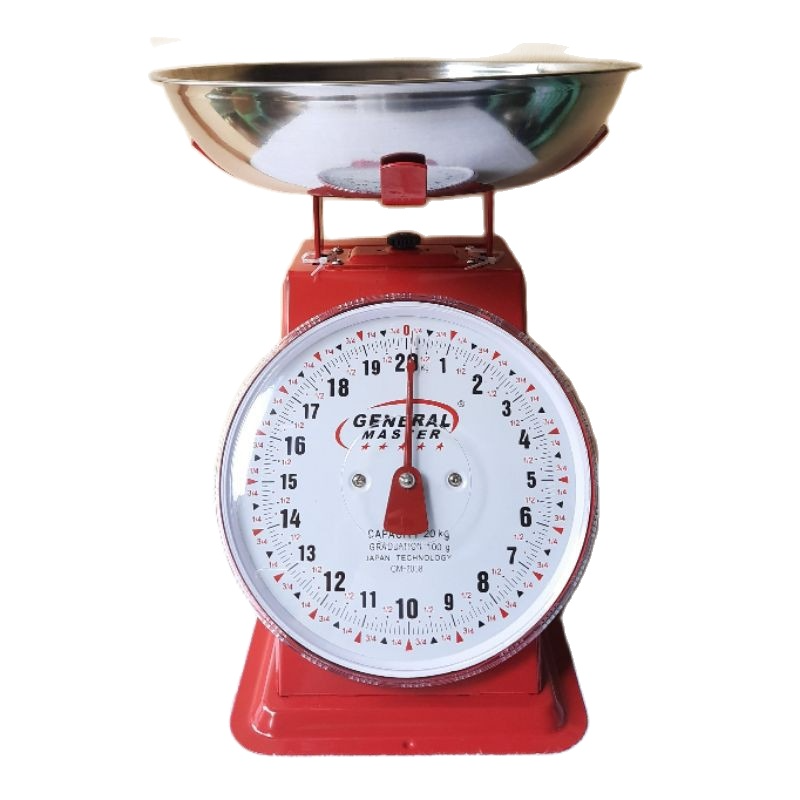 GENERAL MASTER 20 KILOS WEIGHING SCALE / FLAT SCALE / ROUND SCALE ...