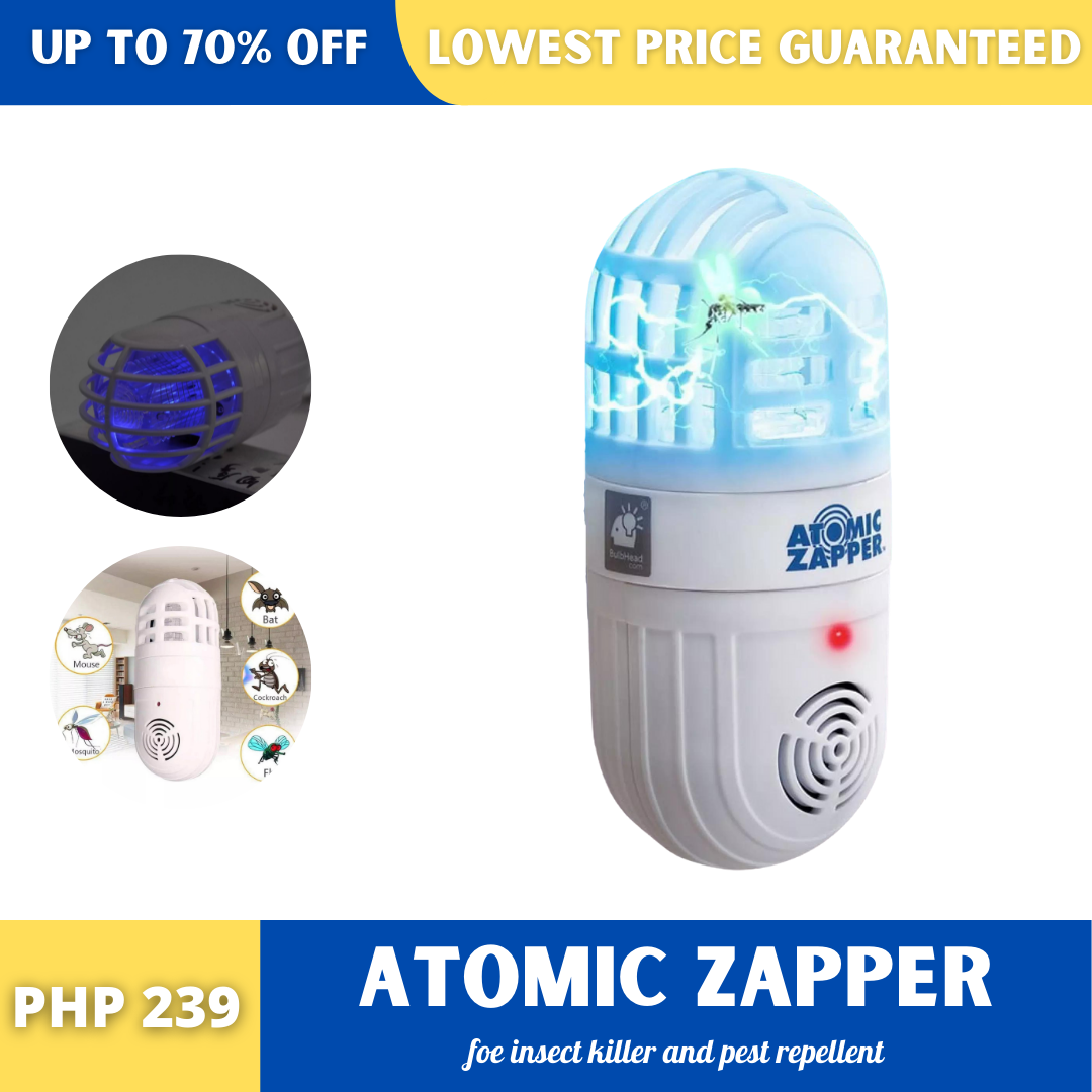 [ NEW ARRIVAL ] Original Atomic Zapper Mosquito Killer Ultrasonic Rat ...