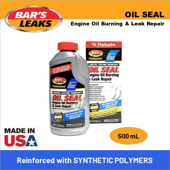 Bar's Leaks Oil Seal Engine Oil Burning & Leak Repair, 16.9 fl. oz ...