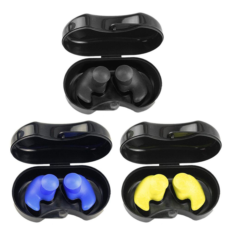 5Pair Swimming Earplugs Waterproof Silicone Ear Plugs Diving Sport ...