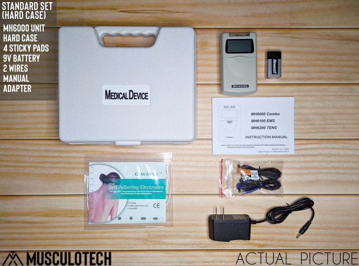 MH6000/MH8000 Combo Device TENS EMS FES Physical Therapy | Lazada PH