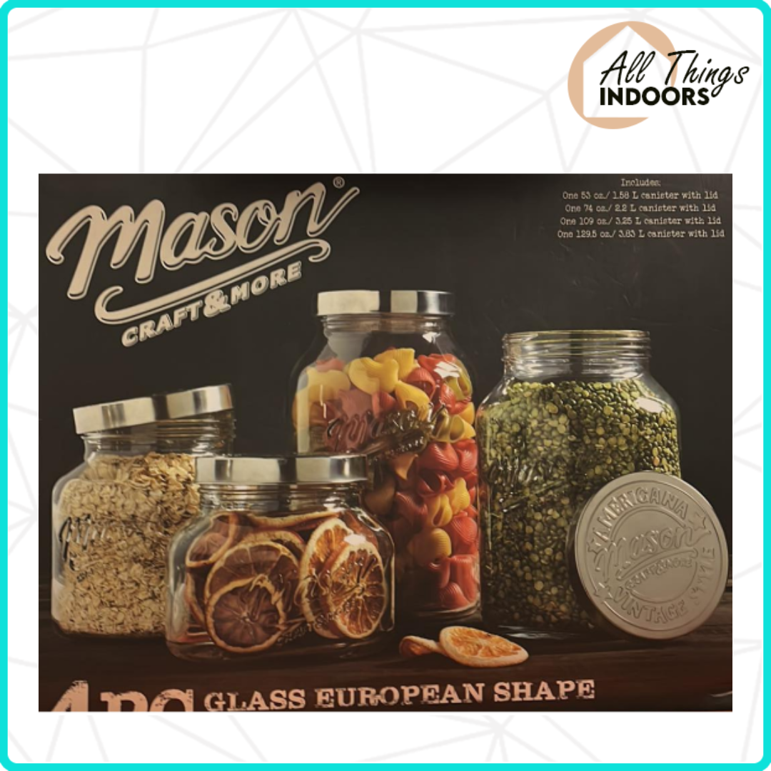 Mason Craft And More European Glass Canister 4PCSet | Lazada PH