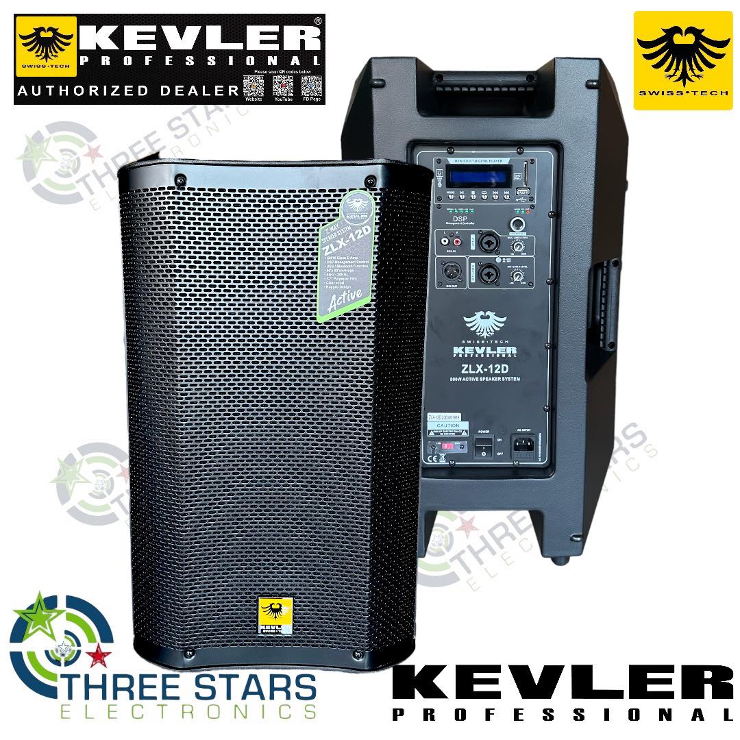 Kevler Professional 1pc ZLX-12D 12 inch 500 watts Active Plastic ...