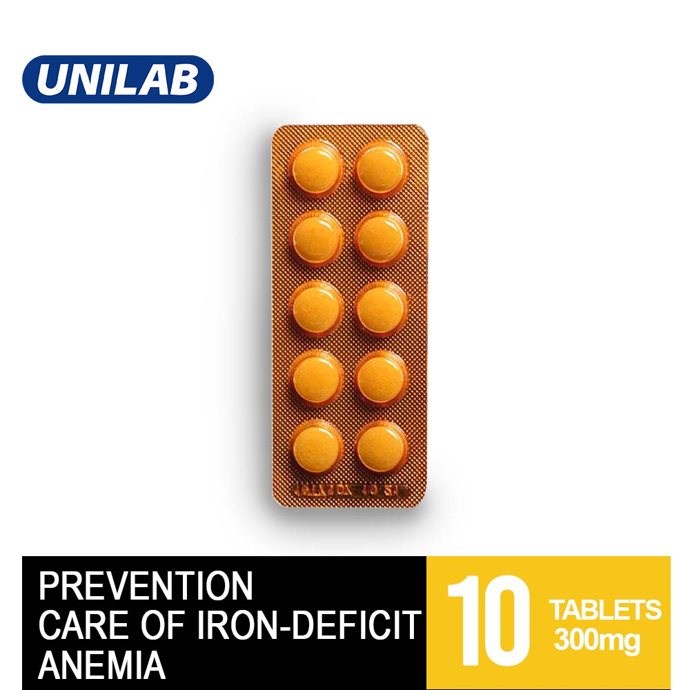 United Home Fersulfate PLUS (Iron + Folic Acid) 10 Tabs/ Blister ...