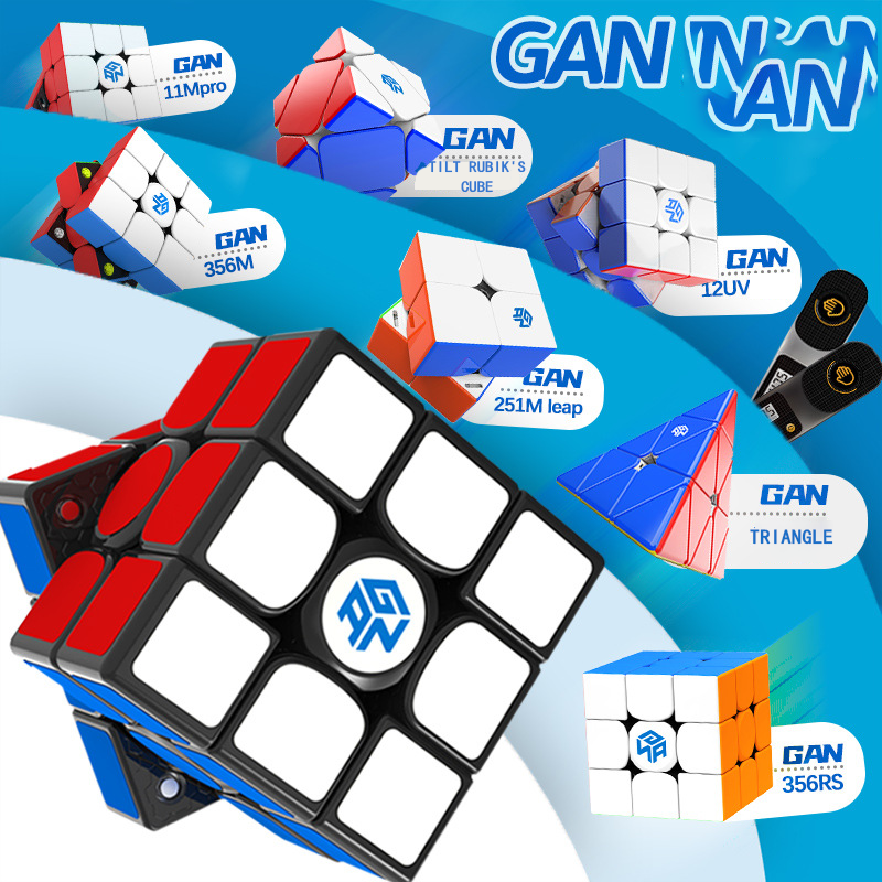 100% GAN R356 Rubik's cube Black GAN | Lazada PH