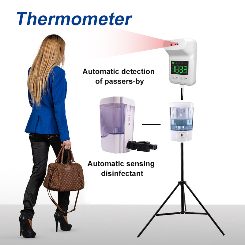 K3X Digital Counter Noncontact Thermometer Automatic Scan Wall Mounted ...