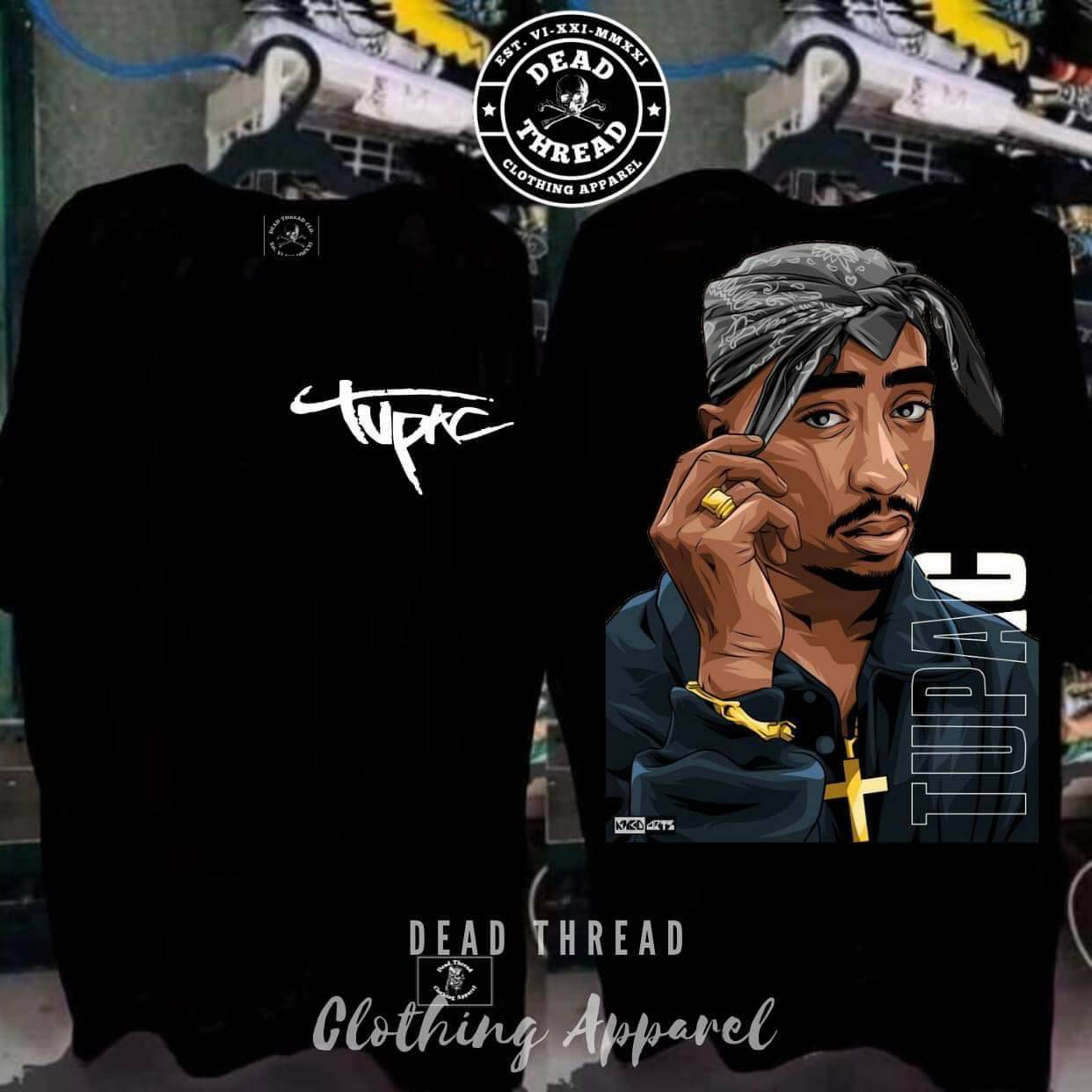 2PAC T-Shirt Tupac Shakur Customized Cotton Clothing Design Culture ...