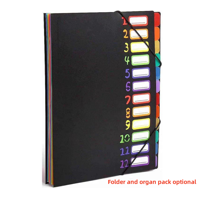 File Organizer Rack Shelf Desk Storage Rack 5 layers for Long bond ...