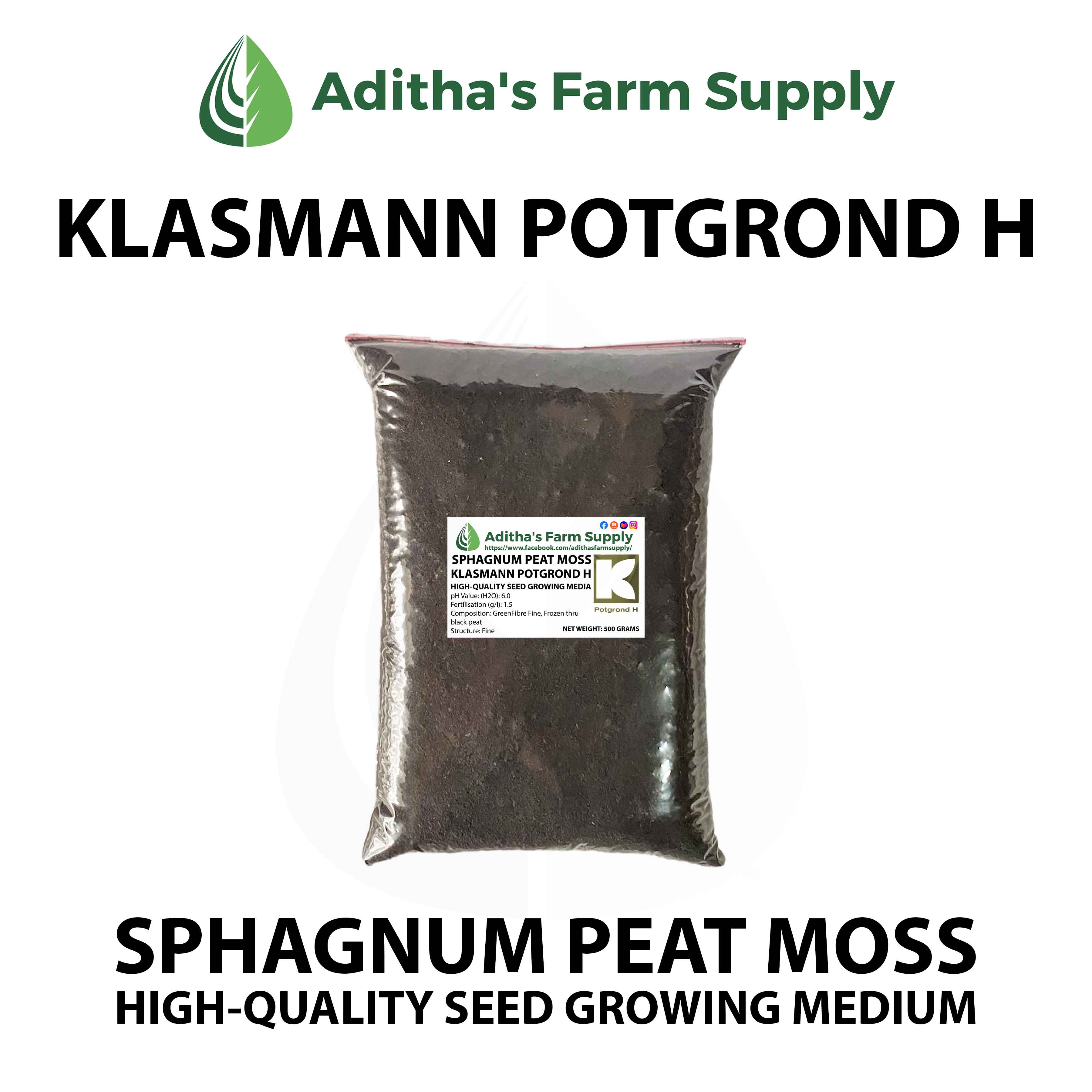 Klasmann Potgrond H 70 Sphagnum Peat Moss/Substrate - 500 grams | Lazada PH