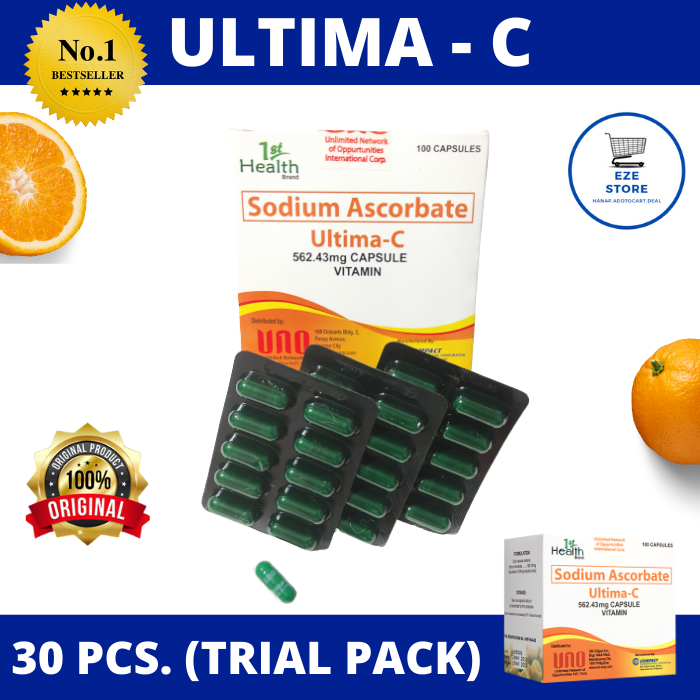 ULTIMA C 30 CAPSULE VITAMINS NA PAMPATABA | ULTIMA C 30 SODIUM ...