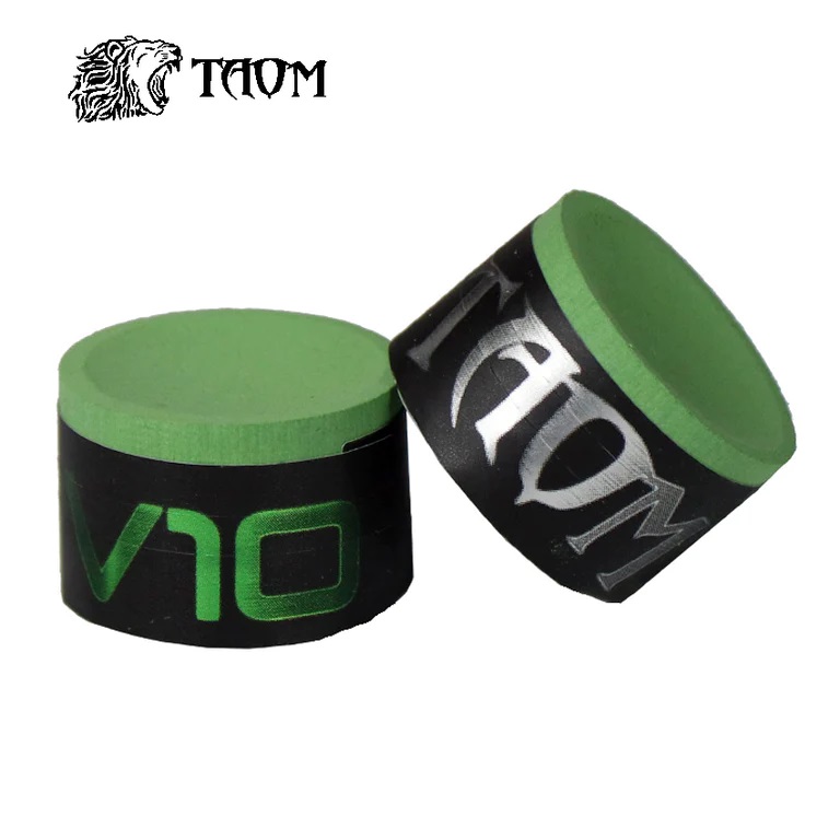 TAOM V10 and PYRO Chalk Round Blue and Green Billiards Chalk 1 piece ...